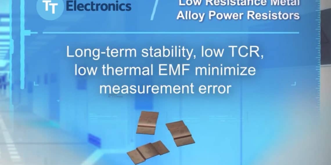 TT Electronics Low Resistance Metal Alloy Power Resistors