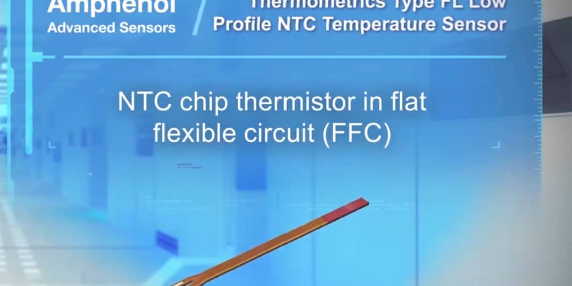 Amphenol NTC Flat Temperature Sensor