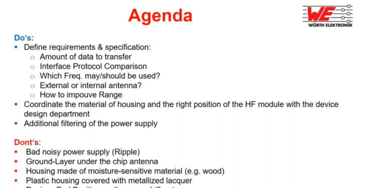 Würth Elektronik Webinar: RF Modules Design Explained