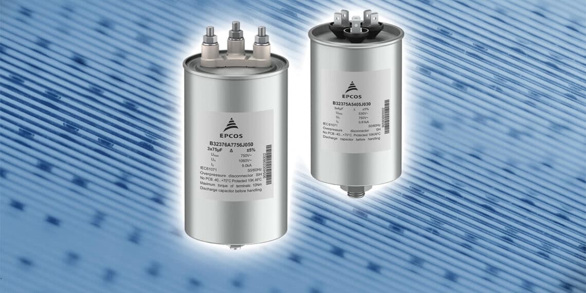 TDK Released Ruggedized Three-Phase AC-filter Power Capacitors