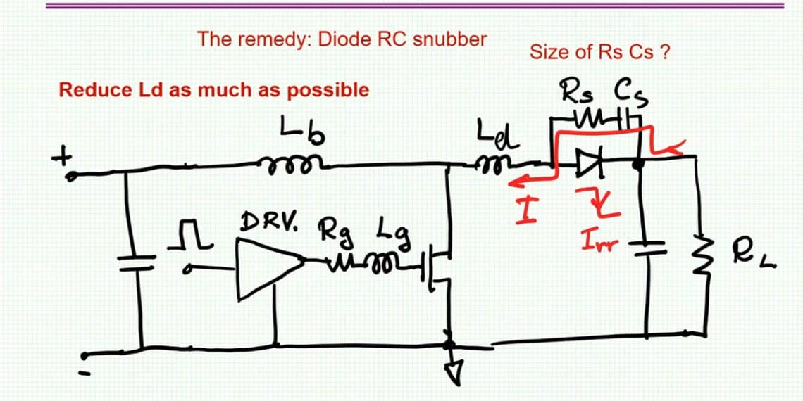 Diode RC Snubber Explained