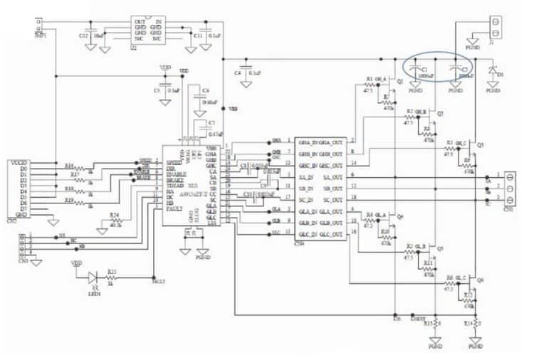 Aluminum Electrolytic Capacitors in Three-Phase BLDC Motor Controller ...