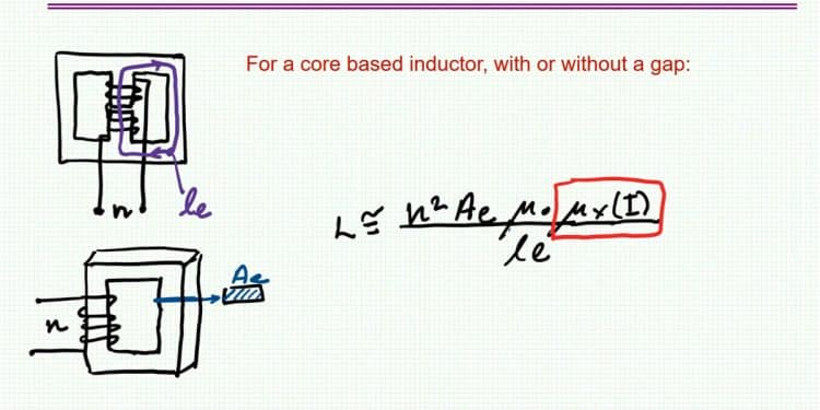 Stored Energy in Non-Linear Inductor