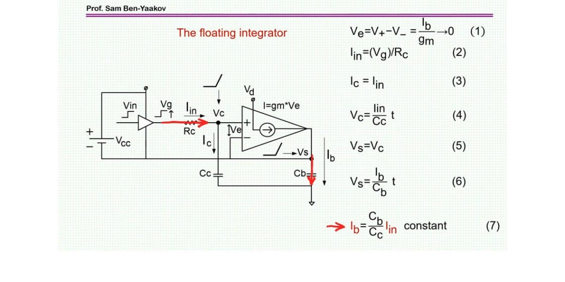 Simple Capacitors Pre-Charger Based on Unique ‘Floating Integrator’