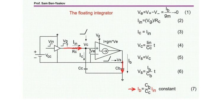 Simple Capacitors Pre-Charger Based on Unique ‘Floating Integrator’