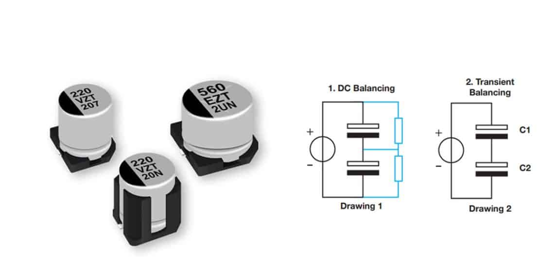 Aluminium Capacitors Series Connection Balancing