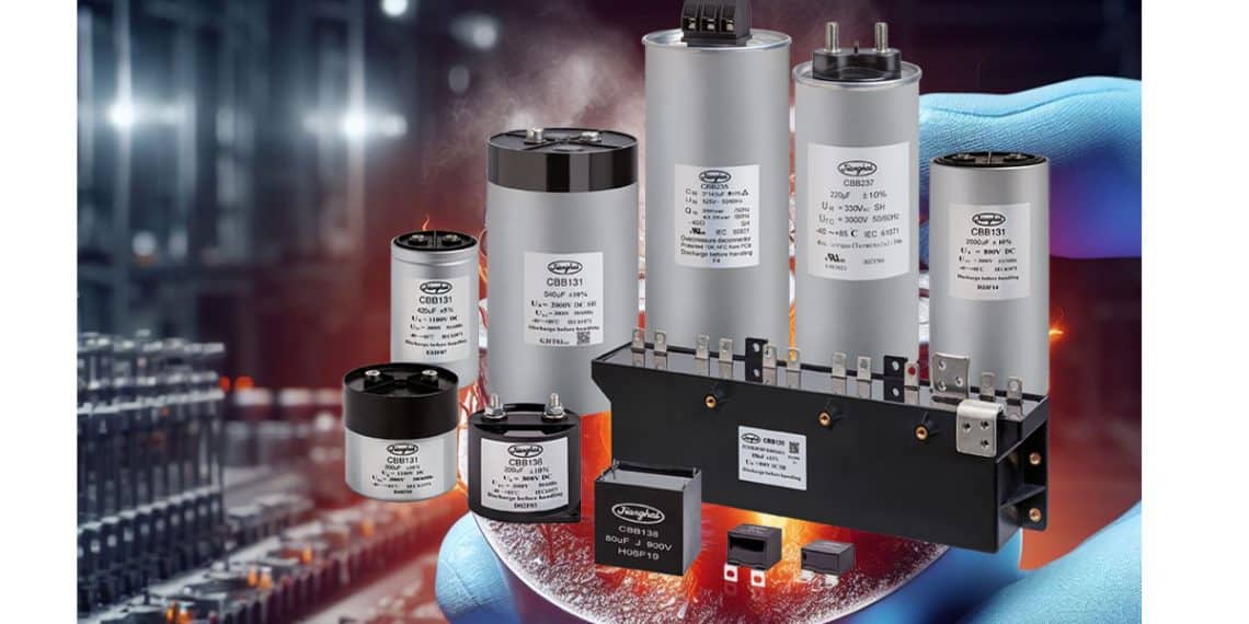 TDK Film capacitors: Motor run capacitors for 100 °C