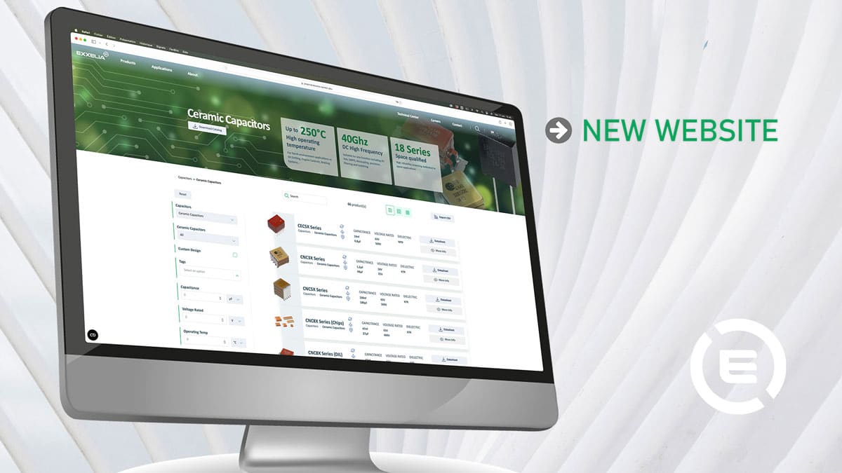 Exxelia Launches New Website