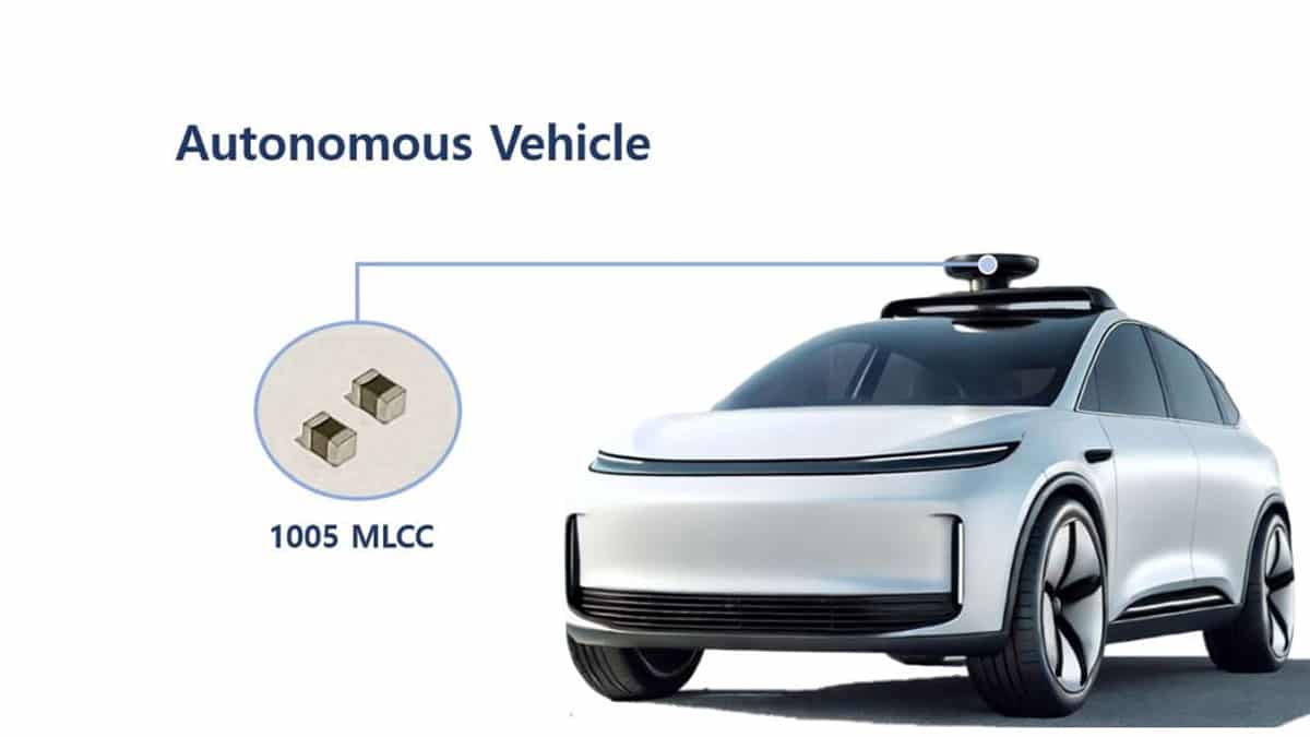 Samsung Releases World’s First 10V MLCC in 1005 size for LiDAR