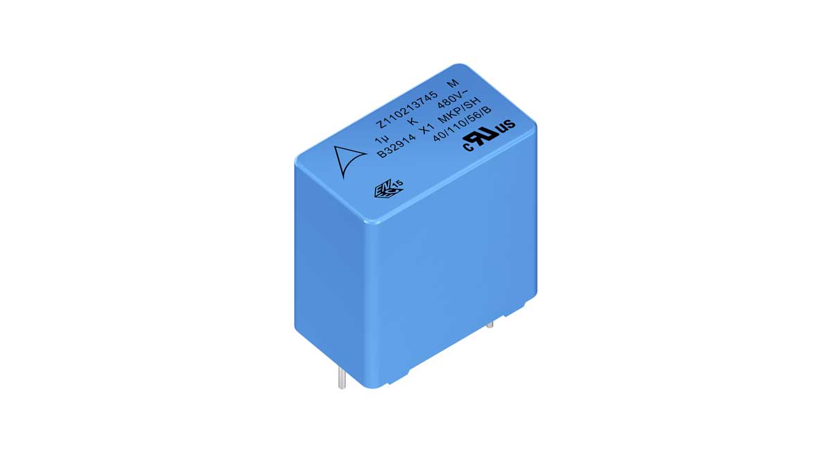 TDK Releases Compact X1 1kV DC Safety Film Capacitors for EVs