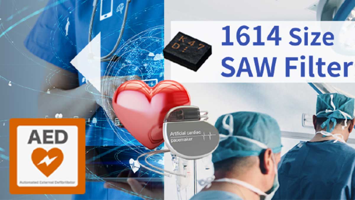 Kyocera Introducing SAW Filters for Implantable Medical and AED