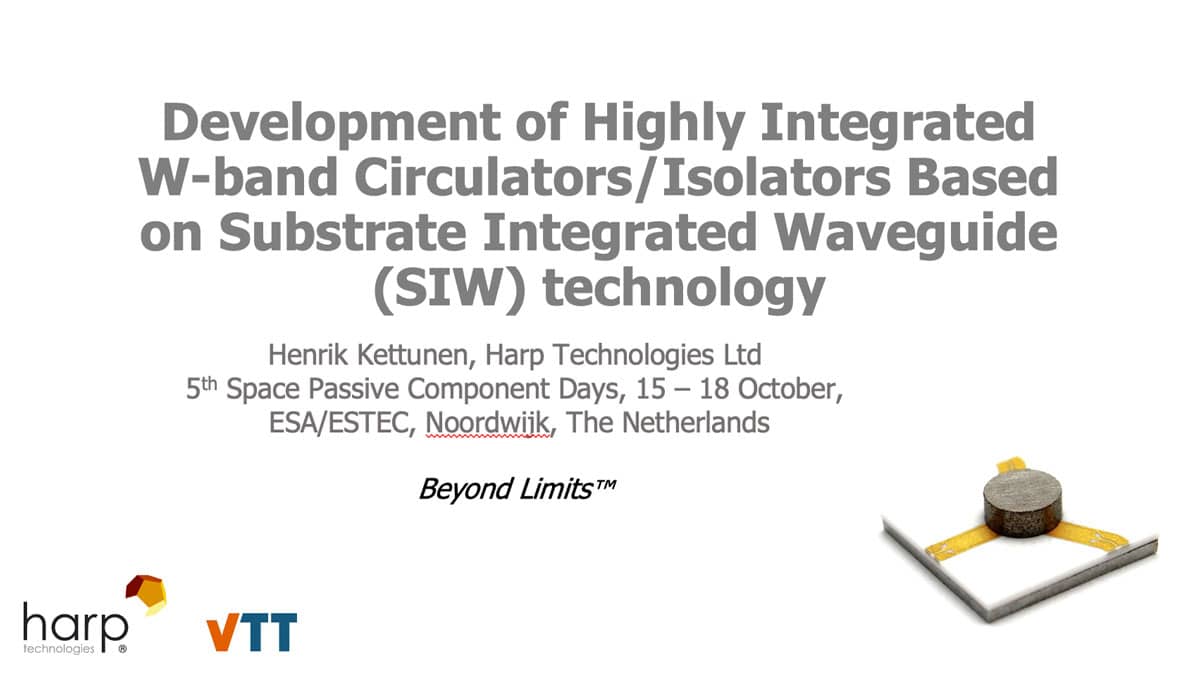 Highly Integrated W-Band Circulators Based on SIW Technology
