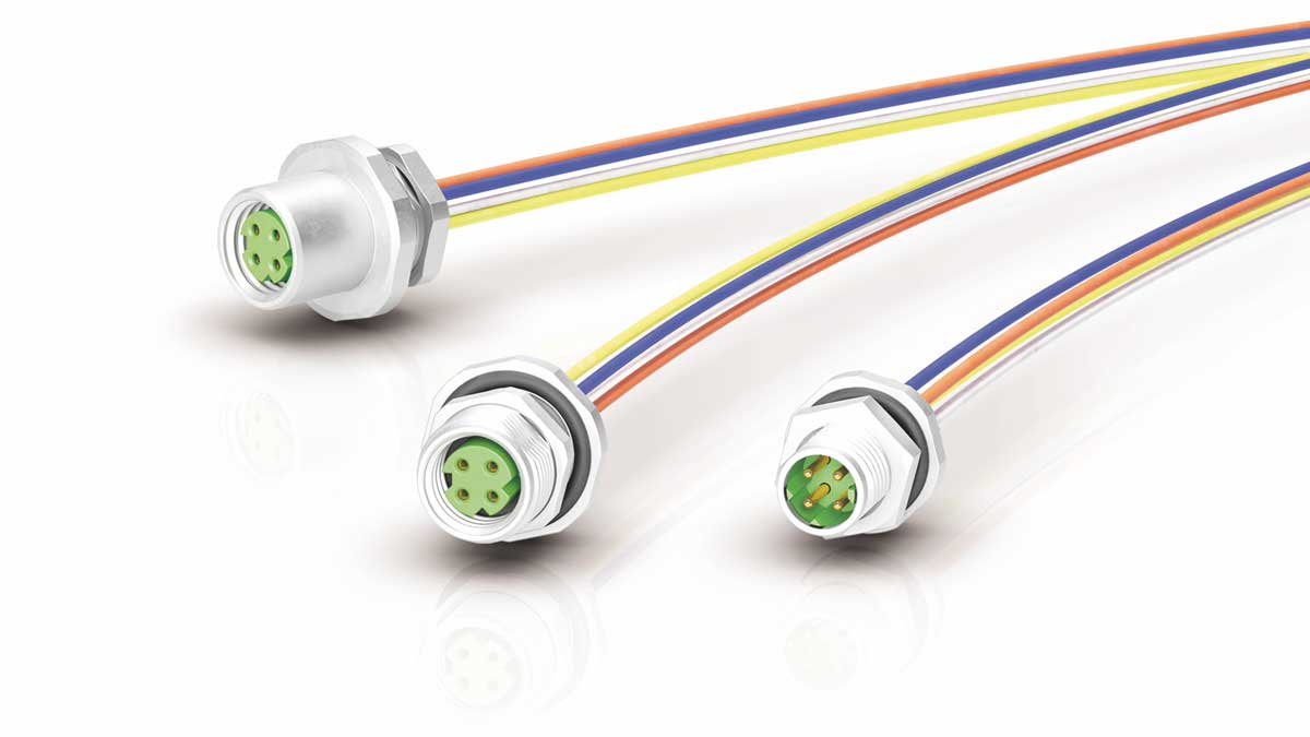 binder Panel Mount Connectors Offer More Precise Transmission