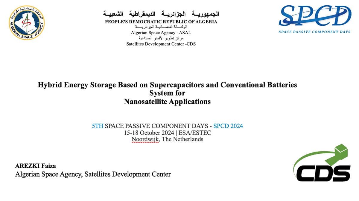 Hybrid Energy Storage System for Nanosatellite Applications