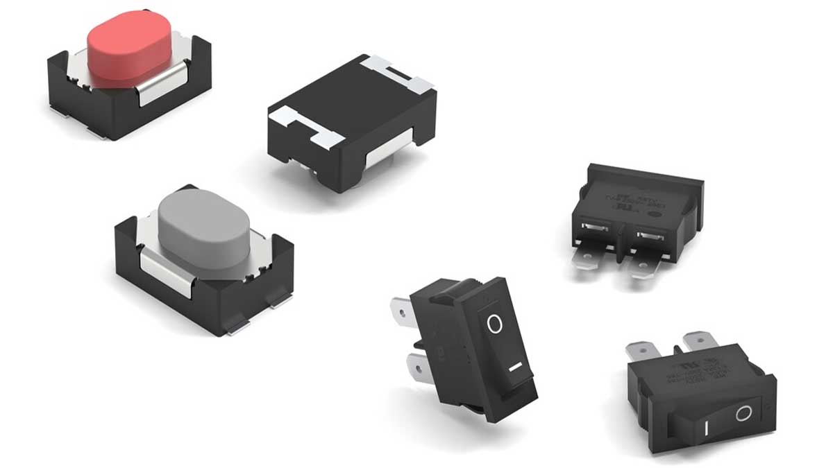 Würth Elektronik Releases Push-Button and Main Switches
