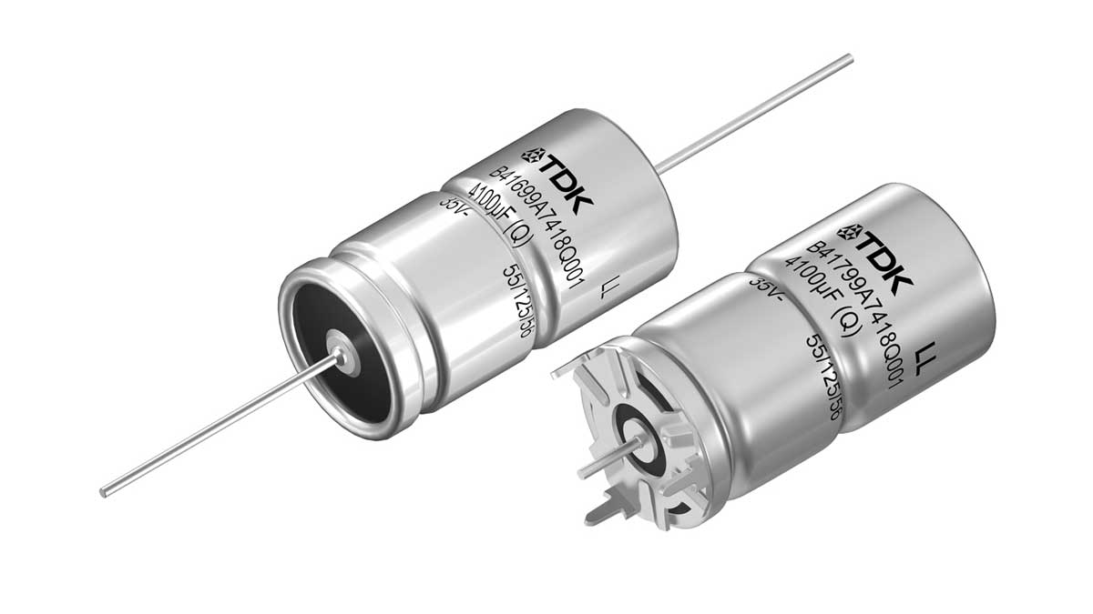TDK Releases 140C Robust Automotive Aluminum Capacitors