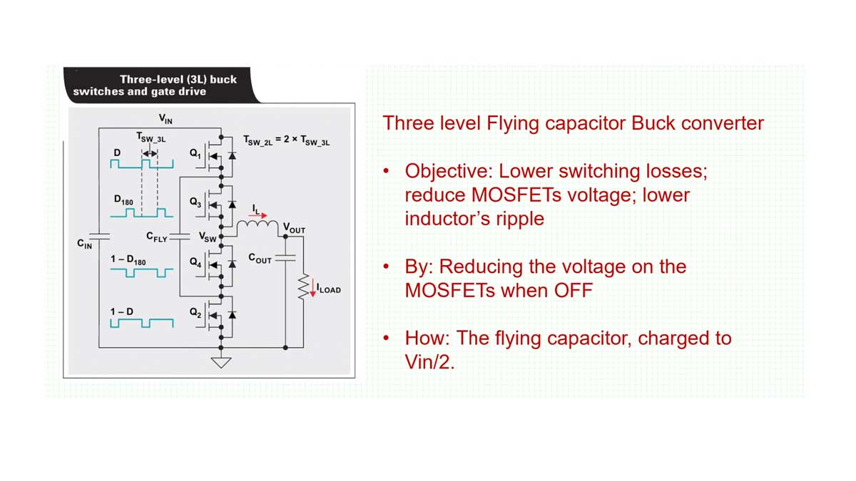 Capacitor Self-balancing in a Flying-Capacitor Buck Converter