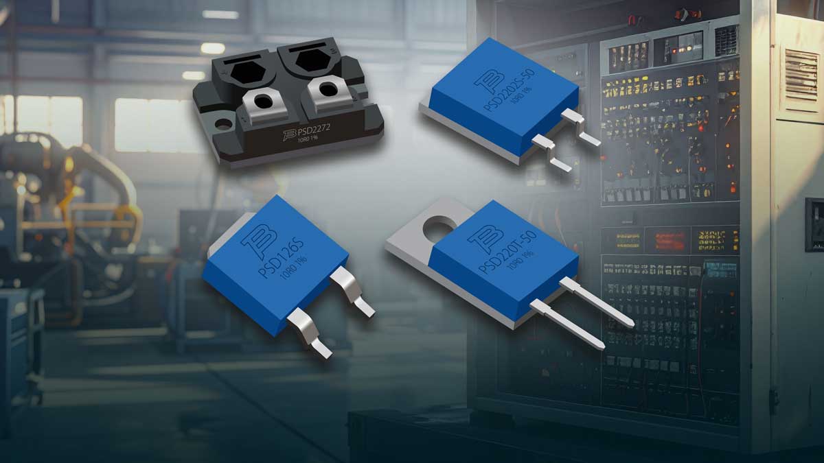 Bourns Extends High Power Resistors with Four New Series