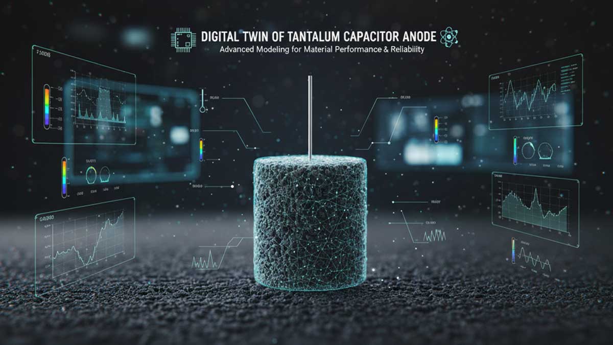 Digital Twin of a Tantalum Capacitor Anode