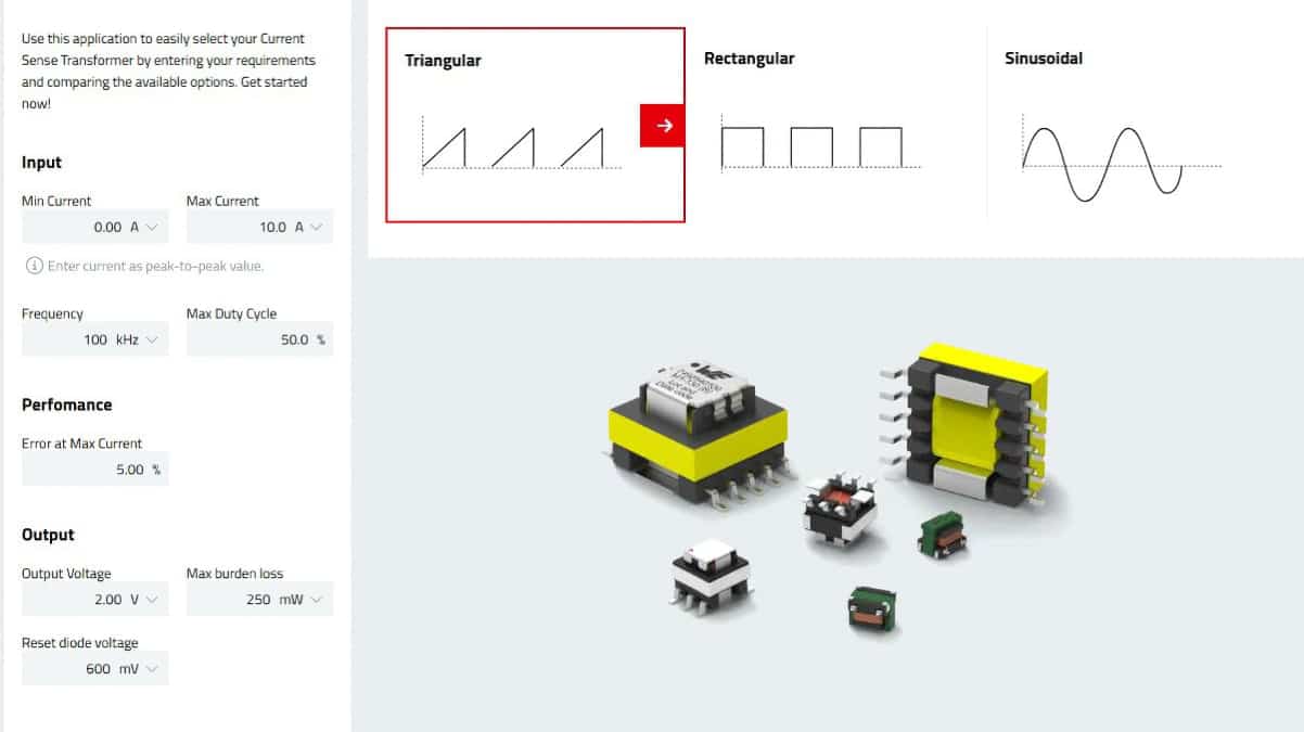 Selecting Current Sense Transformers with REDEXPERT