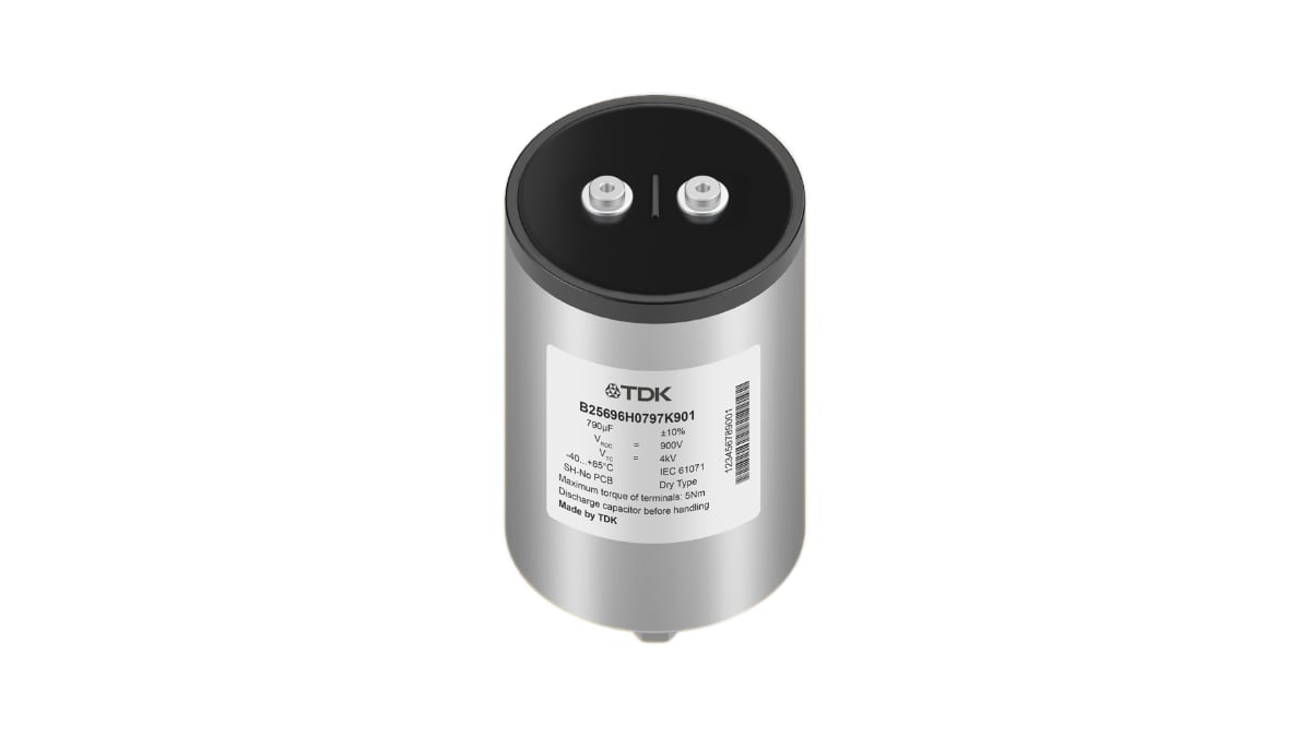 TDK Releases DC‑link film capacitors for SiC power