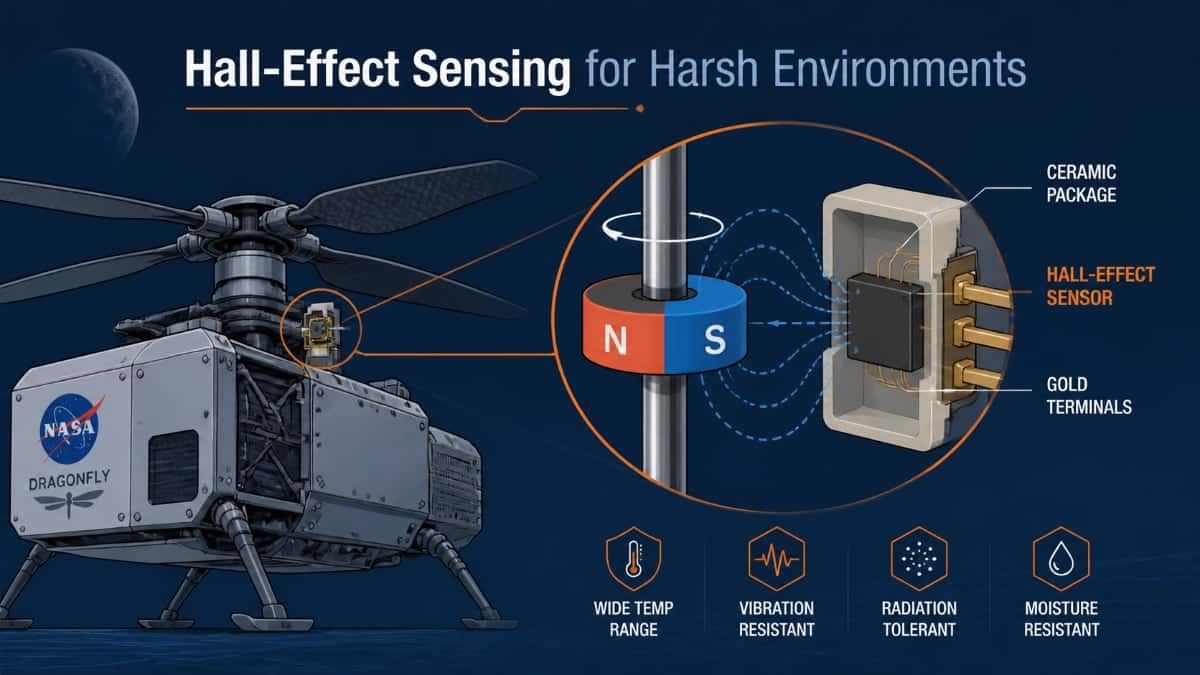 TT Electronics Hall Sensor Selected for NASA Dragonfly